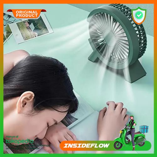 Jual Kipas Angin Meja Mini Desk Fan Meja Kamar Kantor Laptop USB ...