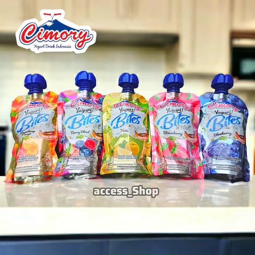 Promo Cimory Yogurt Squeeze Bites 120 gram - Yogurt rasa dengan Nata de ...