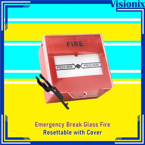 Jual Breakglass Resettable + Cover - Emergency Break Glass Resetable ...