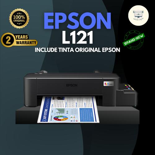 Jual PRINTER EPSON L121 INK TANK INCLUDE ORIGINAL TINTA EPSON - Packing ...