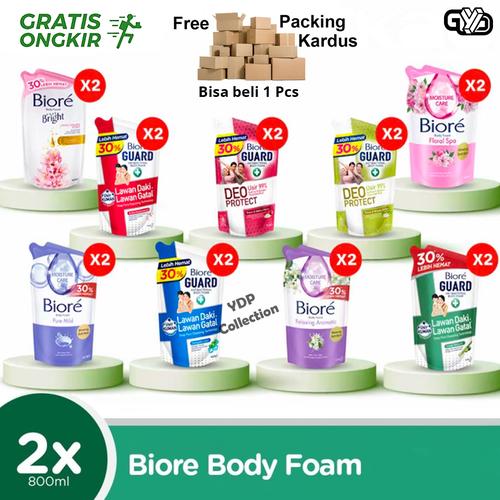 Promo Biore Guard Lively Refresh 800ml Pouch Twinpack - Sabun Mandi ...