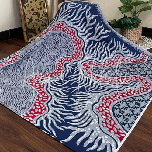 Jual Kain Batik Solo #03, Batik Katun Halus, Batik Warna Biru - Kota ...