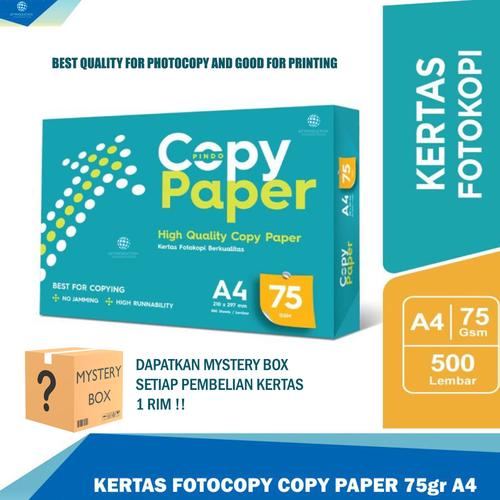 Promo Copy Paper A4 75gr / Kertas HVS Print Fotocopy A4 75gsm / Kertas ...