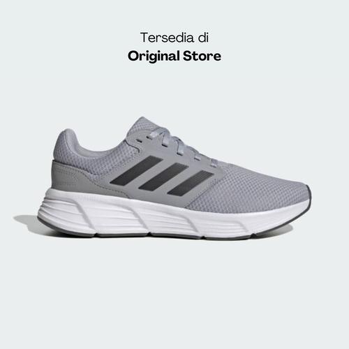 Jual Sepatu Lari Running Pria Adidas Galaxy 6 M Grey GW4140 Men ...
