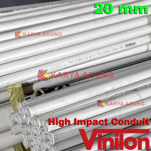 Promo Pipa High Impact Conduit VINILON 20mm 3 meter (PER BATANG) / Pipa Listrik Konduit uPVC 20 ...
