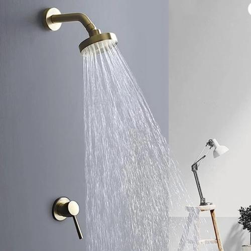 Jual WALL SHOWER TANAM MIXER BRUSH GOLD/KRAN TANAM MIXER + WALL SHOWER ...