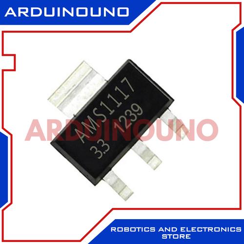 Jual ams1117-3.3V smd Regulator SOT-223 3.3 Volt 3,3V - Jakarta Barat - arduinouno | Tokopedia