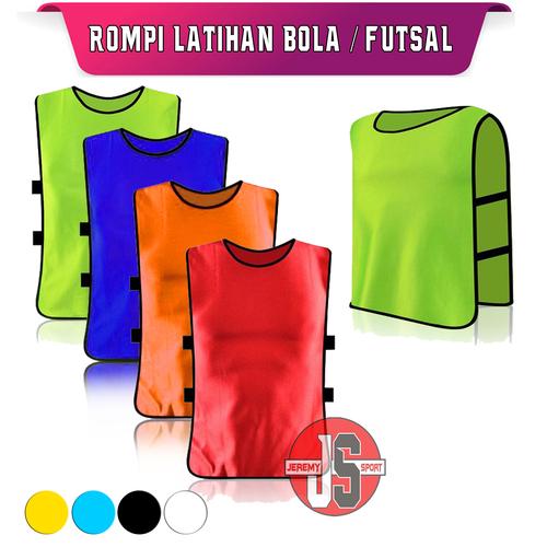 Jual Rompi Bola Futsal Polos Rompi Latihan Model Karet - XXL, Hijau ...