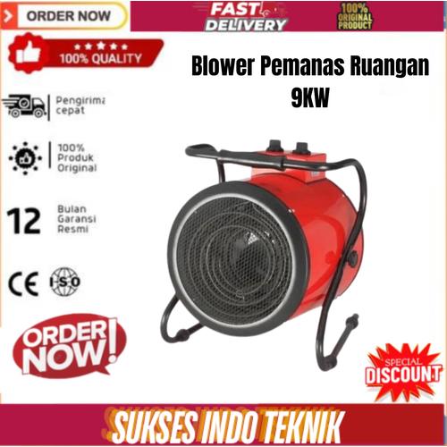 Jual blower pemanas ruangan heater 9kw 380v Blower Pemanas Kandang ...