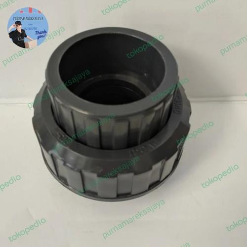 Jual PVC UNION WATER MUR 89mm x 3" INCH / WATERMUR SOCKET PVC / JIS10K ...