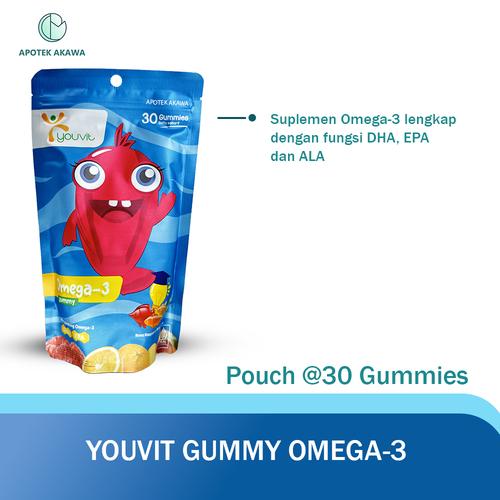 Jual YOUVIT GUMMY OMEGA 3 ANAK POUCH @30 GUMMY (UNTUK 30 HARI) DENGAN ...