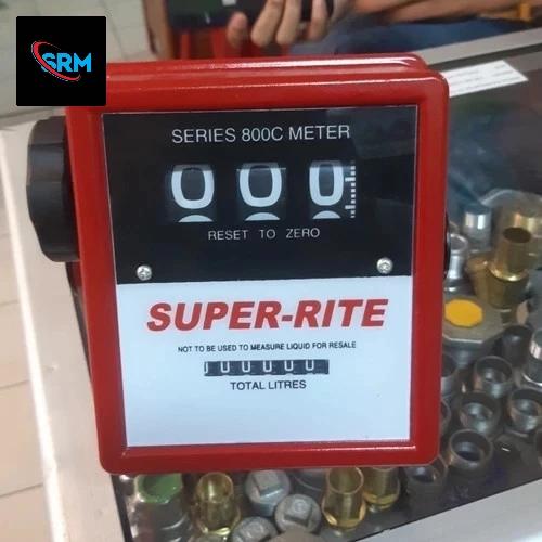 Jual SUPER RITE 1" flow meter solar 3 digit Flow meter solar 1 inch 3 ...
