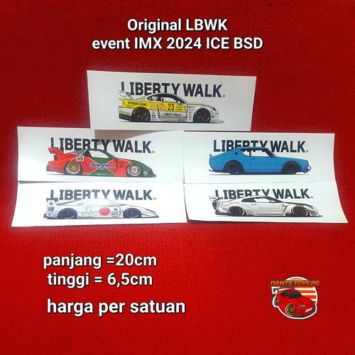 Jual Sticker LBWK Original dari Event IMX Indonesia Modification Expo ...
