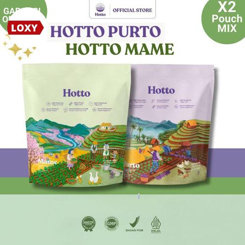 Promo Hotto Purto Mame Combo Mix 2 Pouch Hoto Multigrain Edamame Purple ...