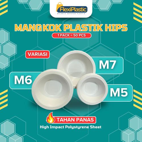 Jual Mangkok Plastik HIPS M5, M6, & M7 50 pcs - M5 - Jakarta Pusat ...