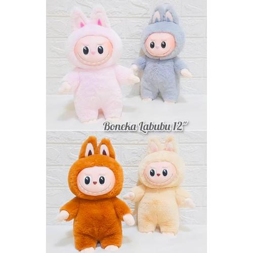 Jual Boneka Labubu Monster Viral MUKA KARET 30cm - Pink Muka Karet ...