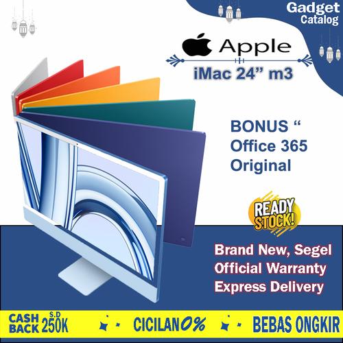 Jual iMac 2024 M3 24" Inc 16GB 256GB 512GB 1TB 2TB 24GB 1TB 2TB Garansi ...
