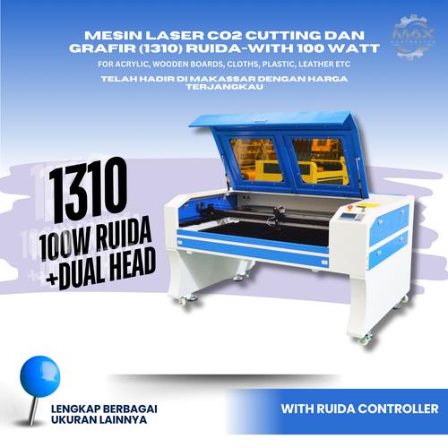 Jual Mesin Laser CO2 Grafir dan Cutting CNC MAX 1310-RD+Dual Head (100 ...