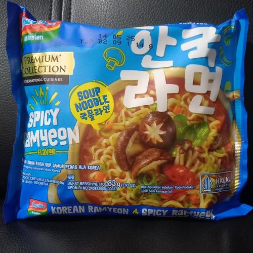 Jual Indomie Premium Korean Ramyeon Spicy Ramyeon Flavor 83 gr | Mie Ramen Kuah Rasa Sup Jamur ...