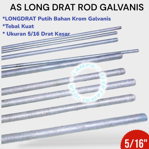 Jual LONG DRAT | AS DRAT HITAM 5|16" (M8 DRAT KASAR) MURAH - Jakarta ...