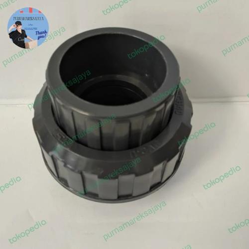 Jual PVC UNION WATER MUR 48mm x 11/2" INCH / WATERMUR SOCKET PVC ...