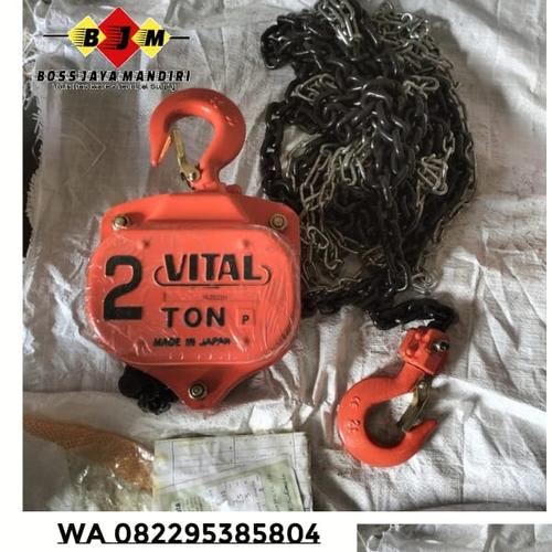 Jual CHAIN BLOCK 2 TON X 5 METER VITAL TAKEL 2 TON X 5 METER VITAL ...