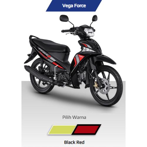 Jual Yamaha Vega Force DB CW 2024 Hitam Merah / Motor Vega Hitam Merah ...
