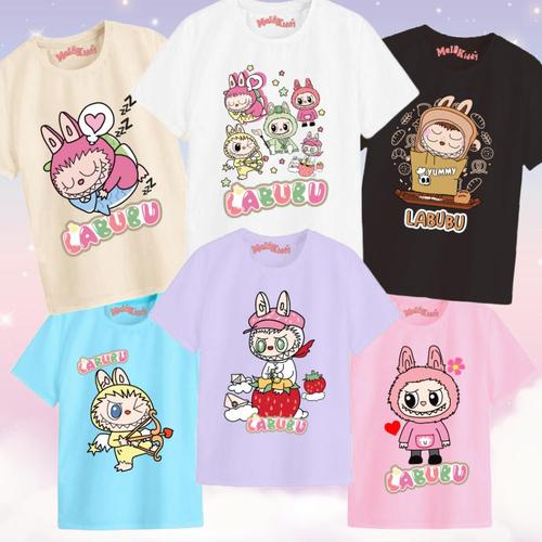 Jual Promo Murah Melokiddy Baju Kaos anak Labubu atasan cewek perempuan ...