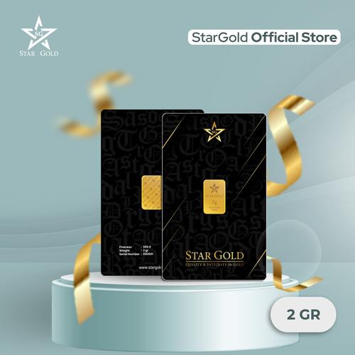 Promo Emas Logam Mulia 24K STARGOLD 2gr - Asli, Bersertifikat Cicil 0% ...