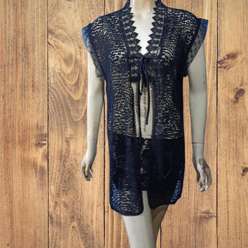 Jual Rompi Casual Brukat Perempuan / BLACK ND WHITE / ALL SIZE ...