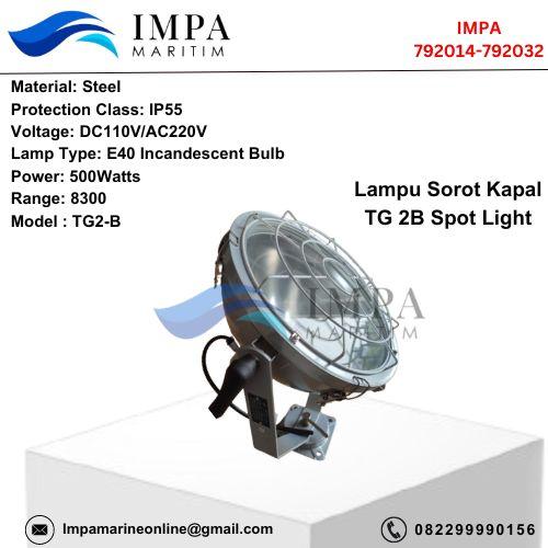 Jual Lampu Sorot Kapal TG 2B Spot Light 500W IMPA 792014-792032 ...