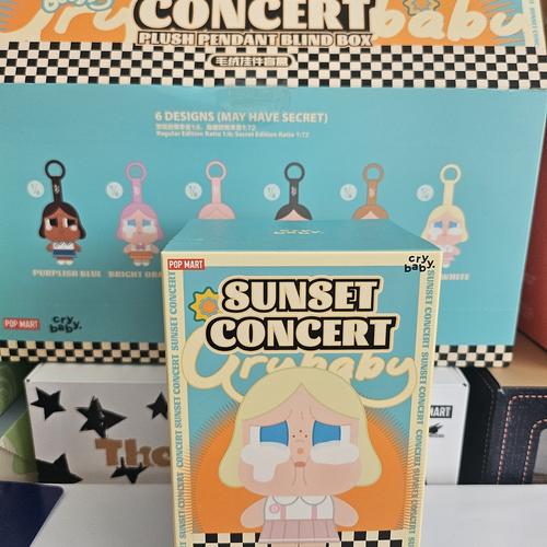 Jual Popmart Cry Baby Sunset Concert Original - Beige Blue - Jakarta ...
