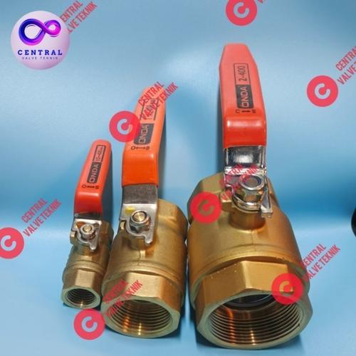 Jual Ball Valve Kuningan 1 1/2" Inch 400wog Onda Asli - Jakarta Barat ...