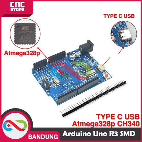 Jual ARDUINO R3 ATMEGA328P SMD CH340 ATMEGA328P TYPE-C - Jakarta Pusat ...