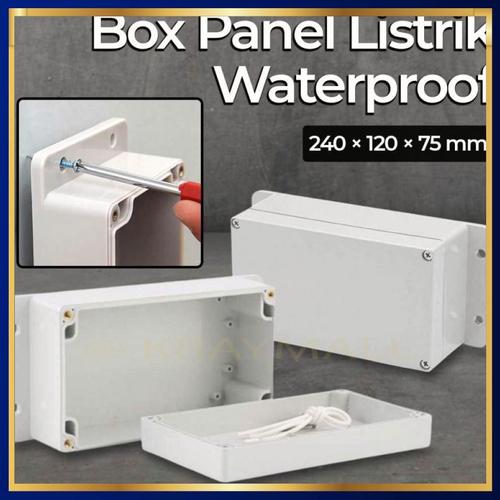Jual Box Panel Listrik Kotak Sambungan Waterproof 24 x 12 x 7.5 cm - F1 ...