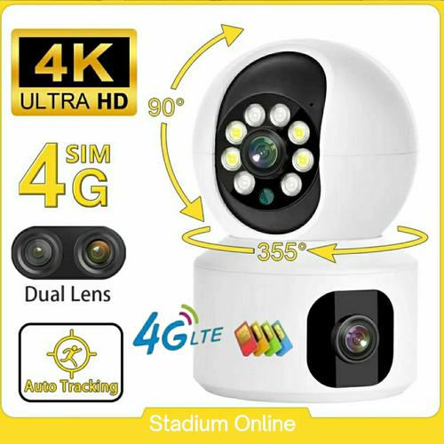 Jual CCTV Double Camera Simcard 4G Full HD Auto Tracking - Jakarta ...