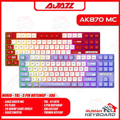 Promo MECHANICAL KEYBOARD - AJAZZ AK870 MC - TKL 87 KEYS - WIRED - 3 ...