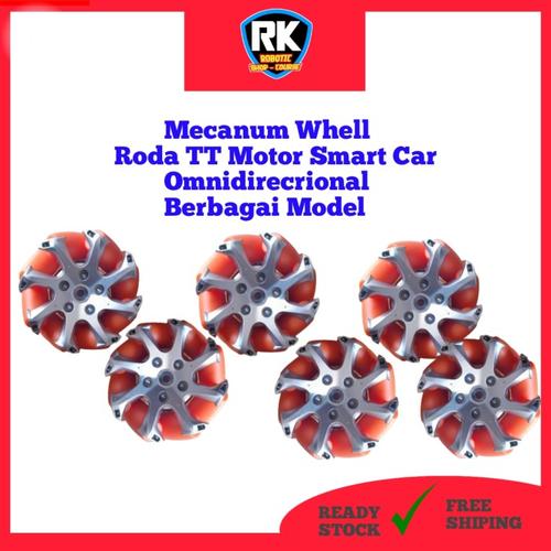 Jual Roda omni Mechanum Omnidirectional steering Roda Mekanum Robot ...