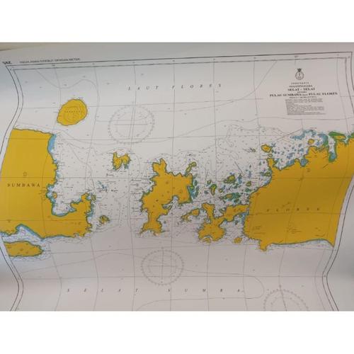 Promo PETA LAUT INDONESIA MARINE NAVIGASI HIDROS MAP KAPAL PELAYARAN ...
