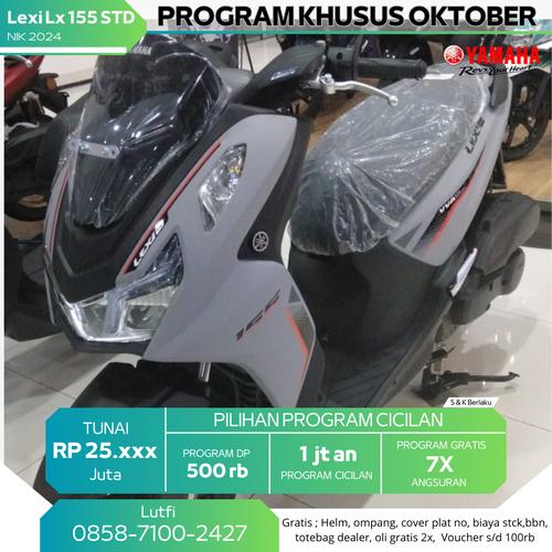 Jual Yamaha Lexi LX Grey 2024 / Motor Lexi Standar Grey / Lexi 2024 Abu ...