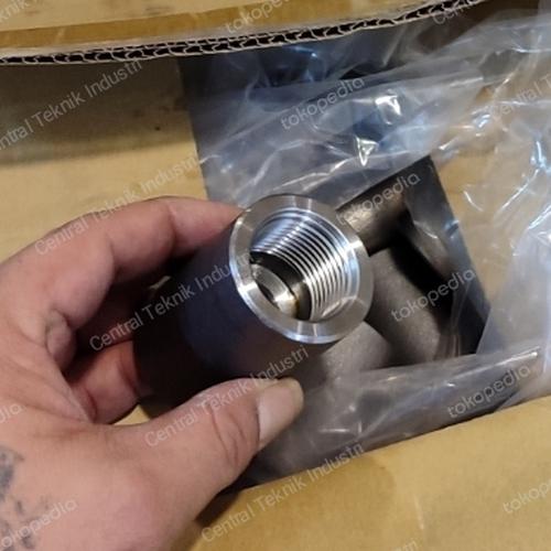Jual Socket Reducer Besi Class 3000 coupling Besi Reducer 1/2" x 1/4 ...