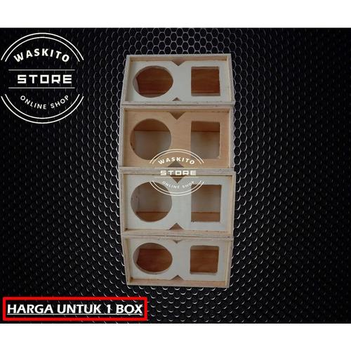 Jual Box Speaker 4 Inch Line Array Single Plus Tweeter Kotak Audax Ax65 ...