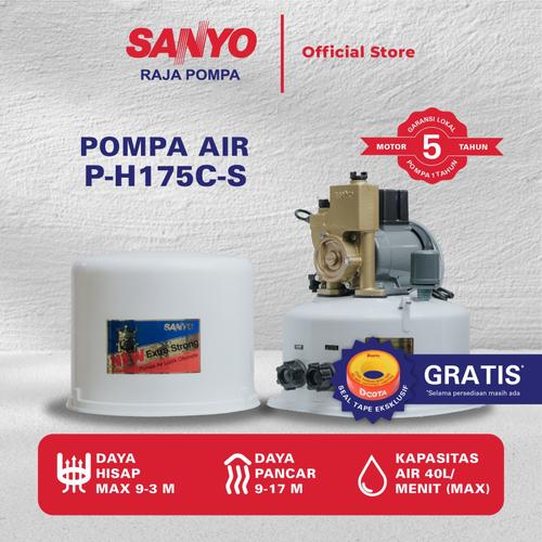 Promo SANYO Mesin Pompa Air Sanyo Otomatis - Shallow Well Pump - P ...