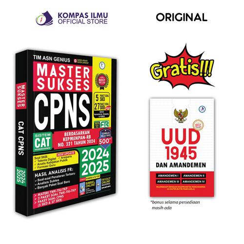 Promo Buku MASTER SUKSES CAT CPNS 2024 UPDATE SUPERLENGKAP HOTS - Jakarta Pusat - KOMPAS ILMU ...