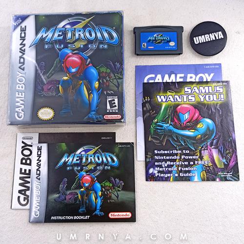 Jual Kaset Original Metroid Fusion Nintendo Gameboy Advance GBA Sp ...