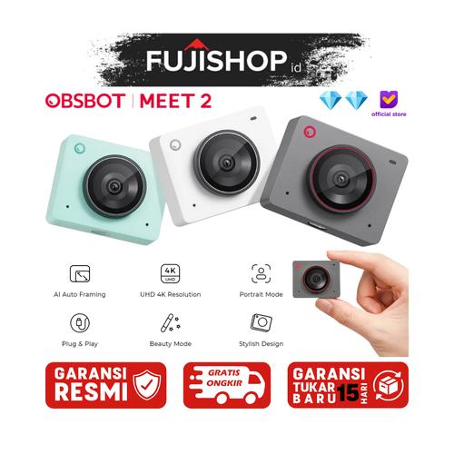Promo OBSBOT Meet 2 4K Webcam / Meet 2 AI-Powered 4K Webcam Garansi ...