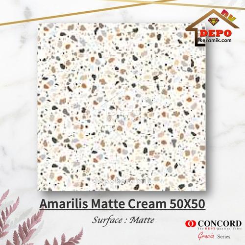 Jual Concord Gracia Amarilis Matte Cream 50x50 Kw1 Keramik Lantai Matt ...