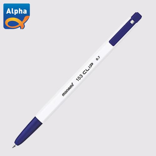 Promo [Monami] 153 Clip Ballpoint Pen 0.7mm / Oil Based Pen / Pulpen ...