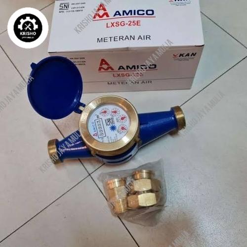 Jual meteran air amico 2" inch flow meter drat SNI asli amico - Jakarta ...