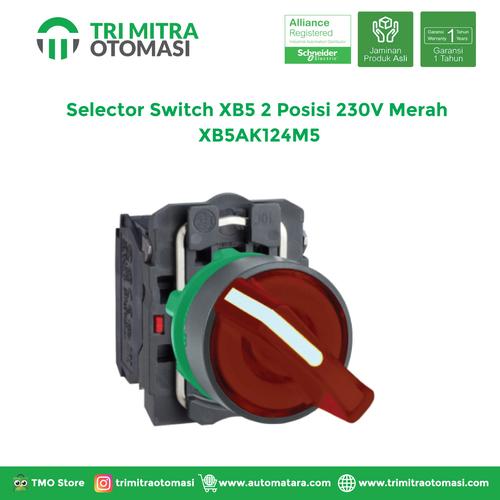 Promo Schneider Selector Switch XB5 2 Posisi 230V Merah - XB5AK124M5 - Kab. Tangerang - TMO ...
